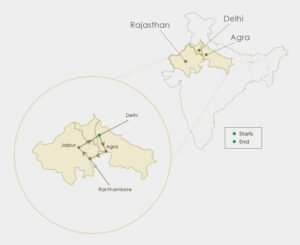 Route Map – Luxury Trains India
